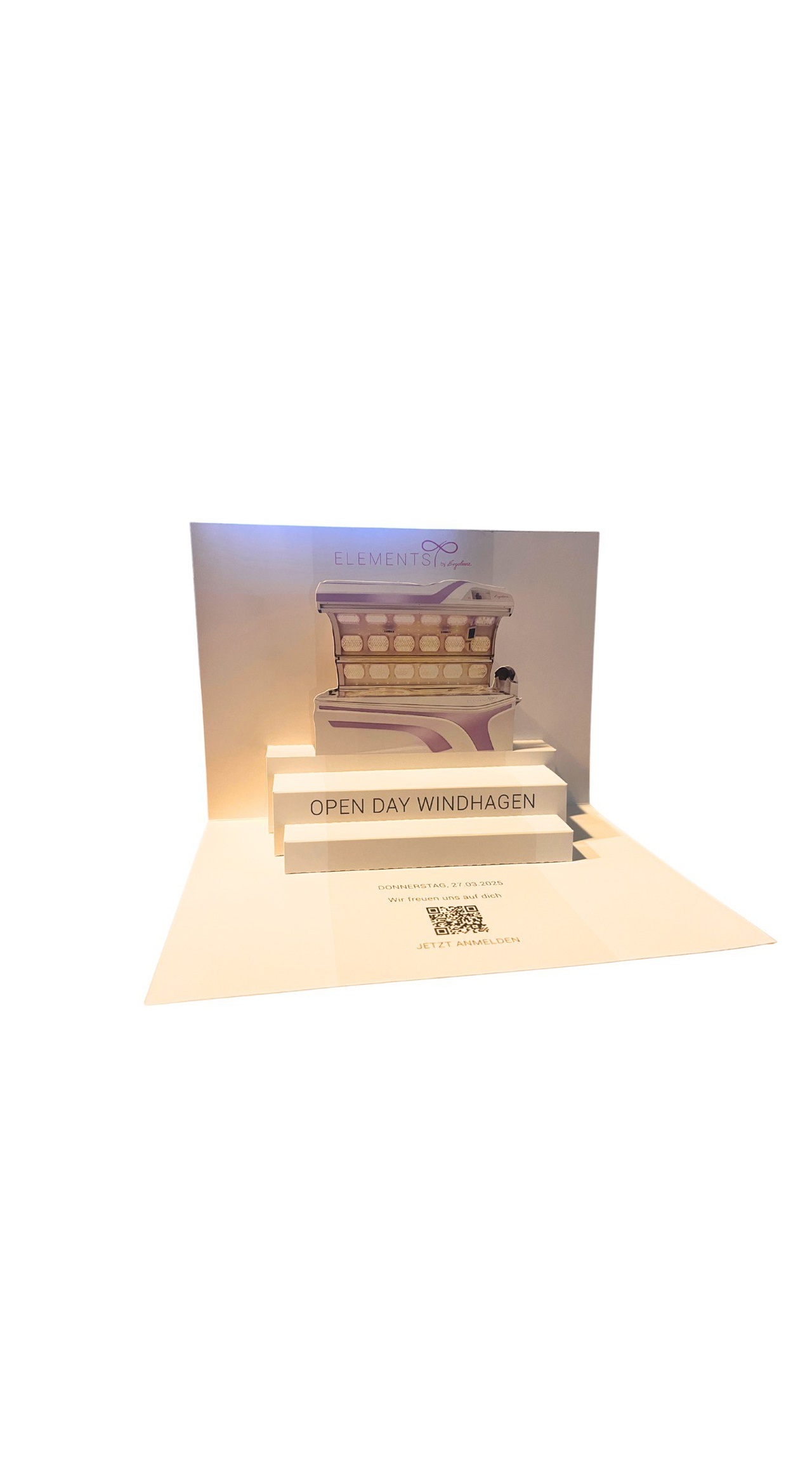 🎨 Creative invitation card with 2D pop-up elements!